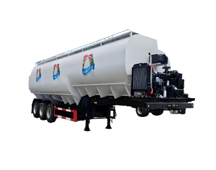 Bulk Feed Trucks Semi-trailer bulk feed transport truck - manufacturer ...