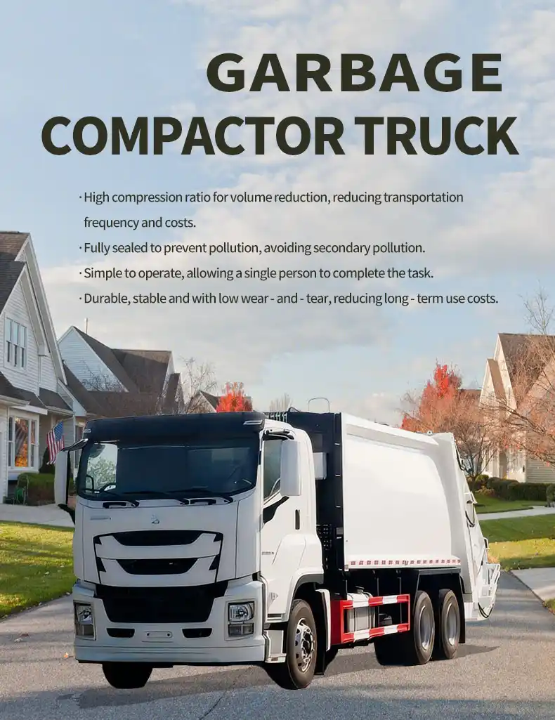 21m³garbage compression truck ISUZU - manufacturer - supplier - AC TRUCK