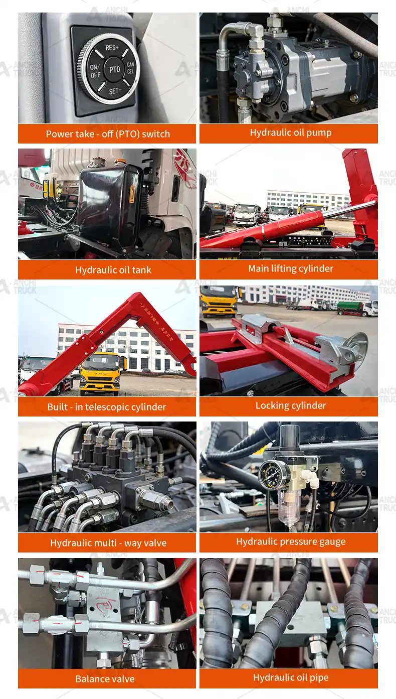 13m³ Hooklift Garbage Truck FAW - manufacturer - supplier - AC TRUCK