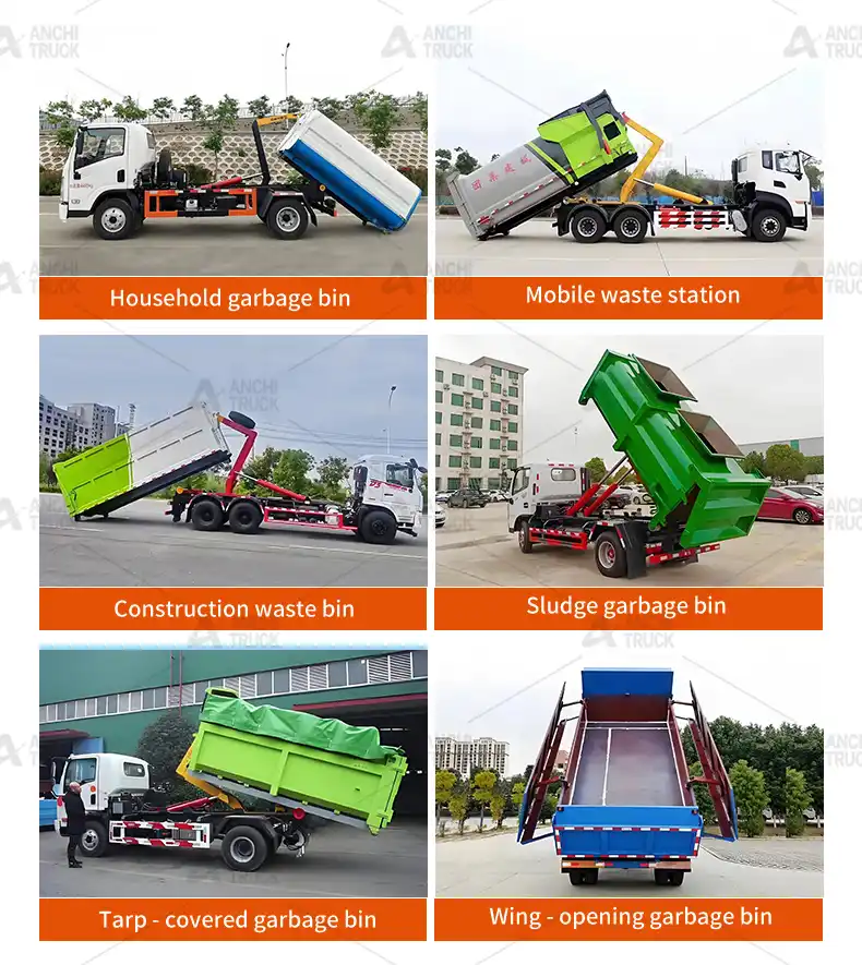 13m³ Hooklift Garbage Truck FAW - manufacturer - supplier - AC TRUCK